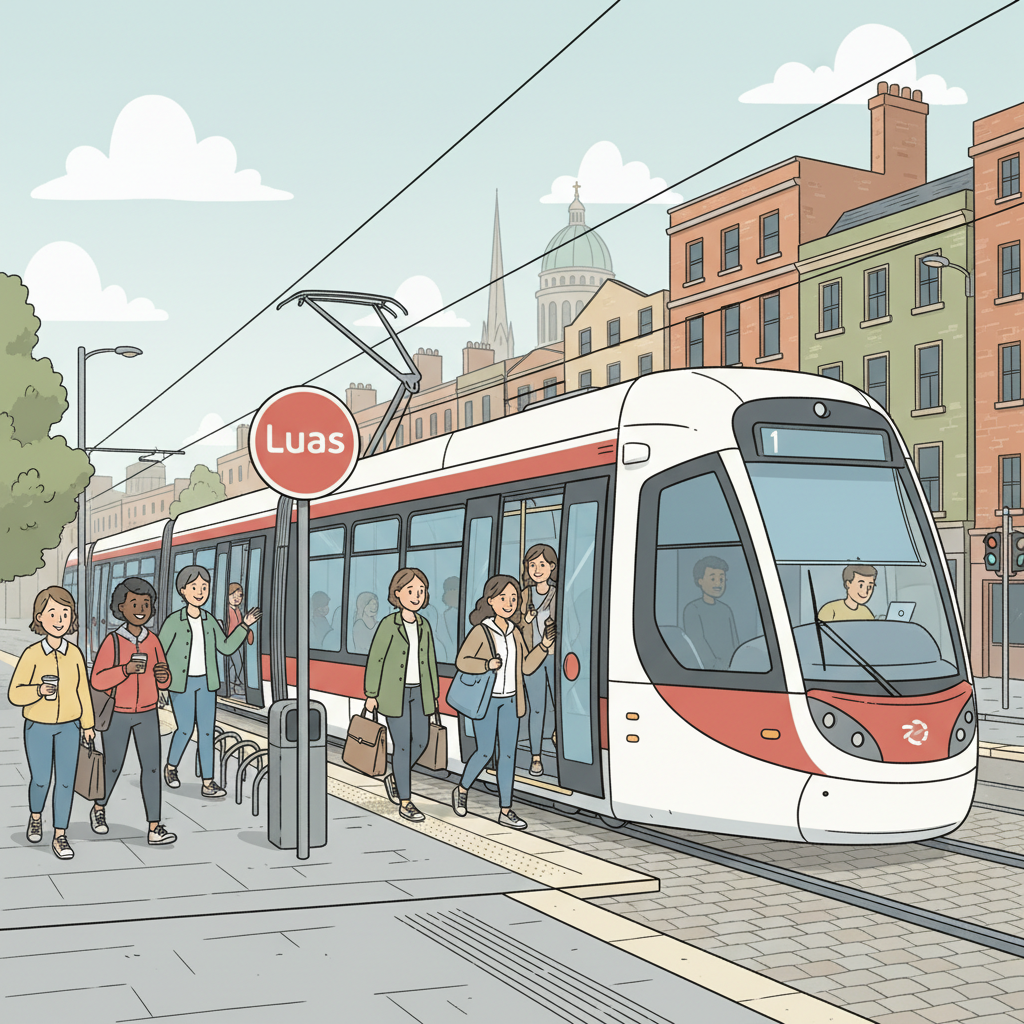 Dublin Luas Turns Commutes Into Interactive Fun | Moovit News | Moovit News