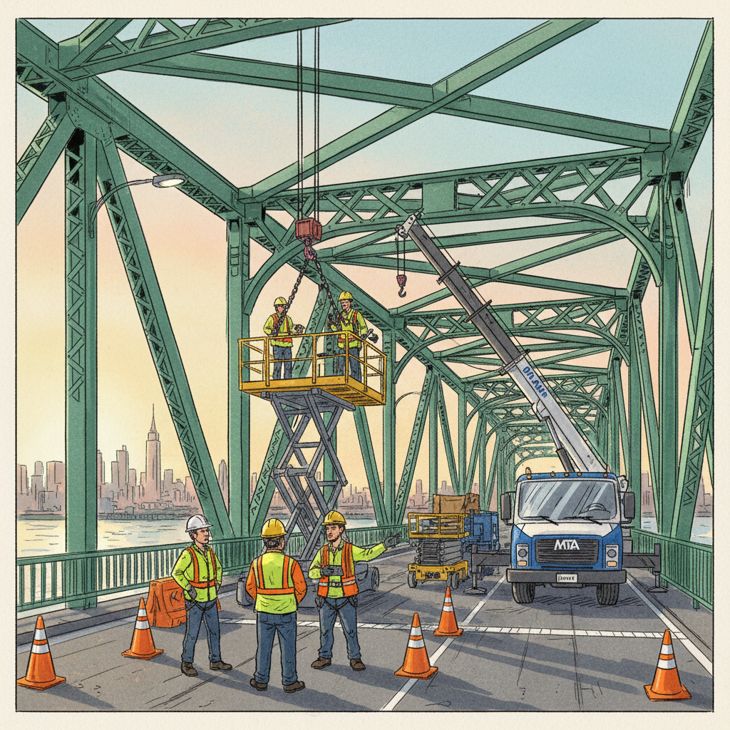 NYC's RFK Bridge Tests Safety Systems Overnight | Moovit News | Moovit News
