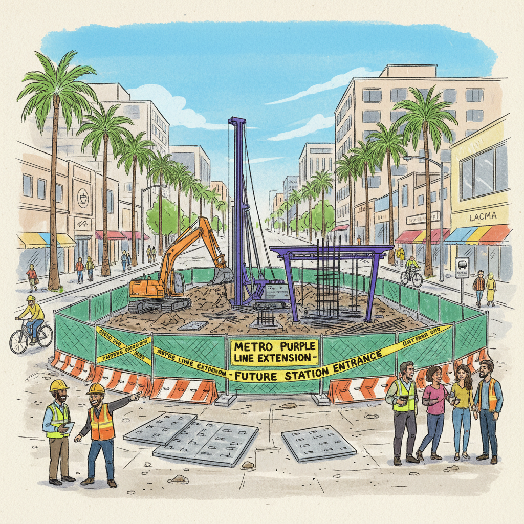 LA Metro D Line Extension 98% Done, Opening Soon | Moovit News | Moovit ...