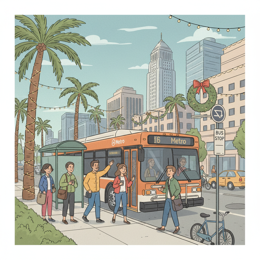 LA Metro Offers Free Rides This Christmas Eve | Moovit News | Moovit News