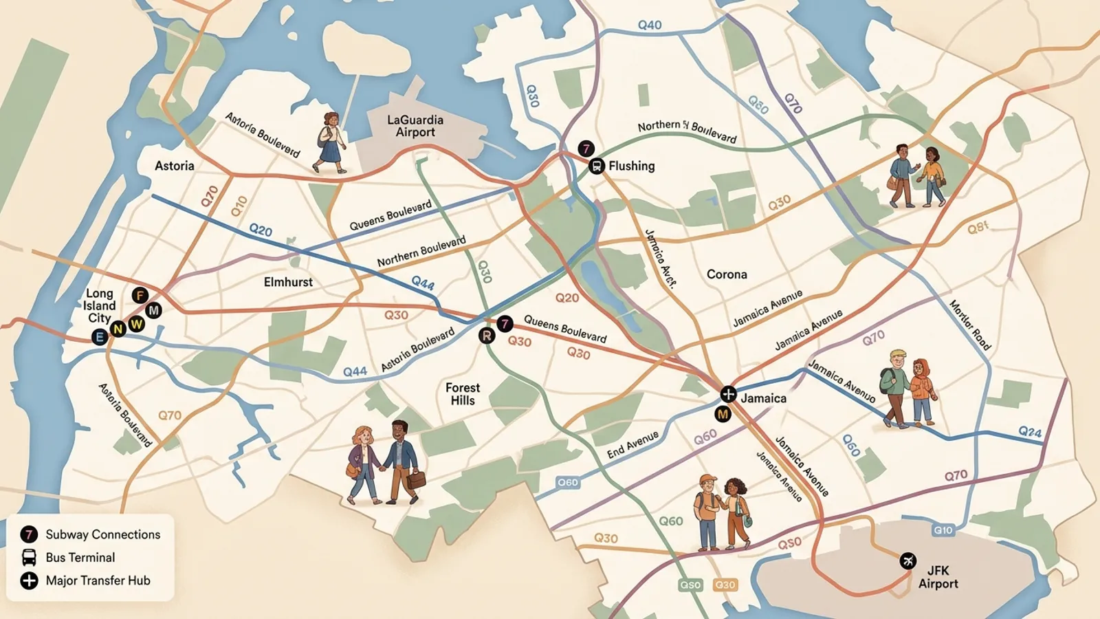 NYC Queens Adds 21 Routes to Modernize Transit