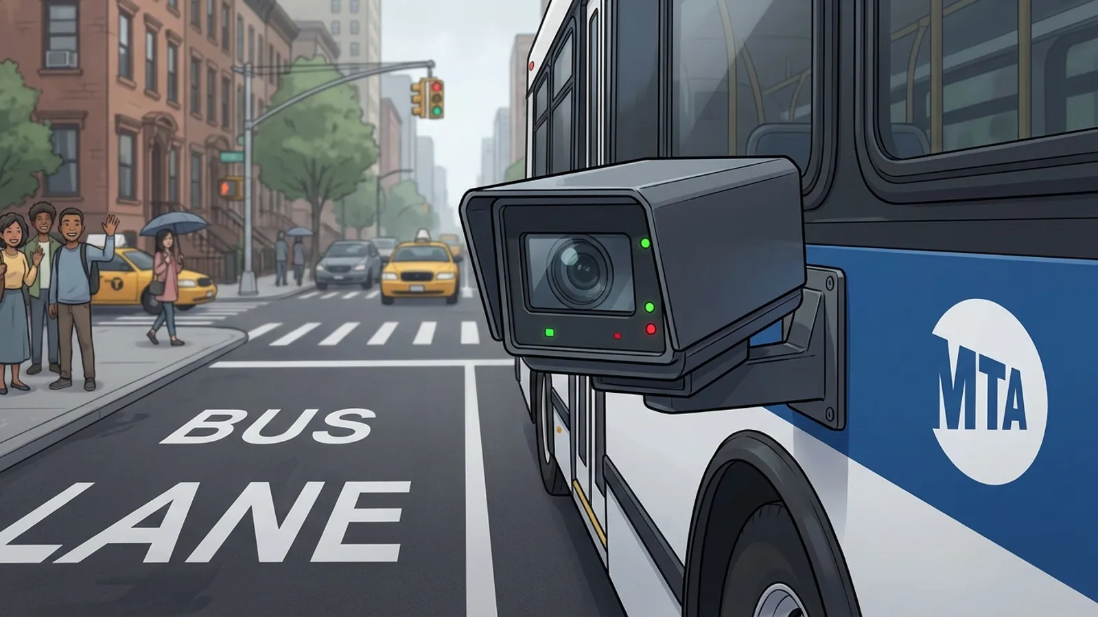 NYC Adds Bus Lane Cameras to Speed Up Transit