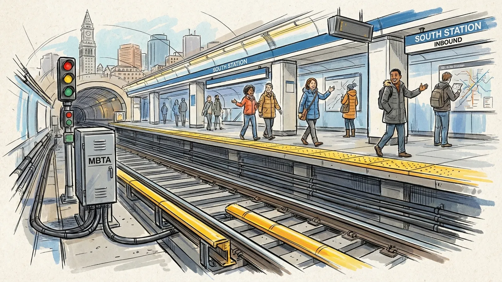 Boston Orange Line Signal Check Shows Safety Progress