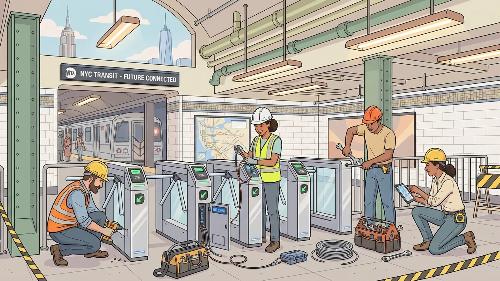 NYC Tests New Fare Gates to Modernize Transit