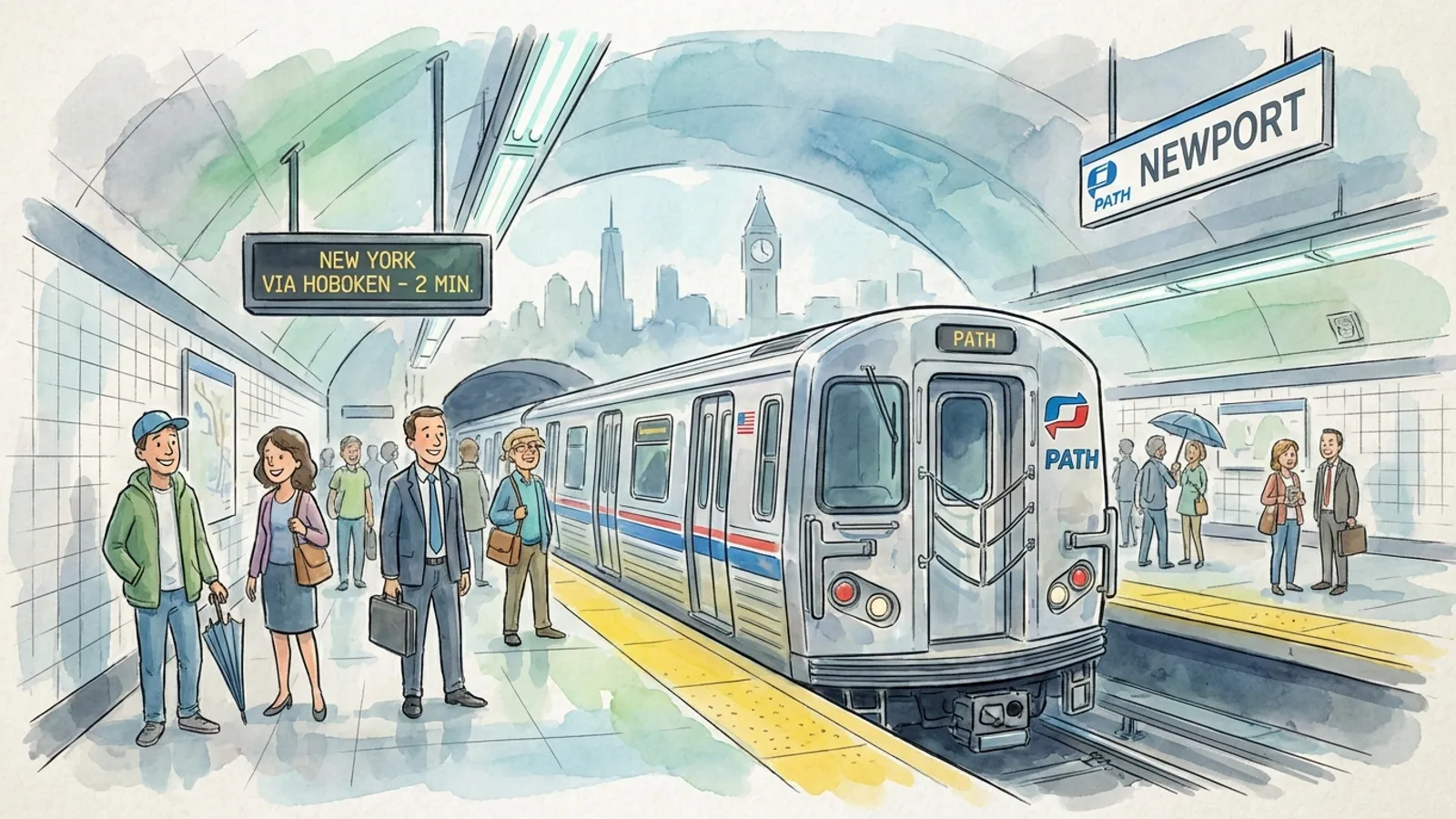 NYC PATH Service Resumes After Newport Incident