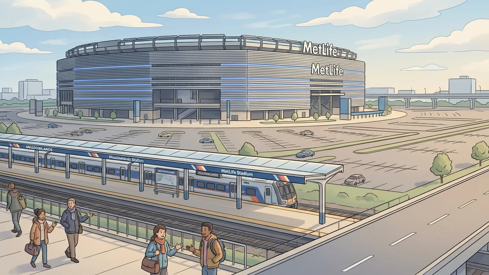 NJ TRANSIT Adds Game Day Trains to MetLife Stadium