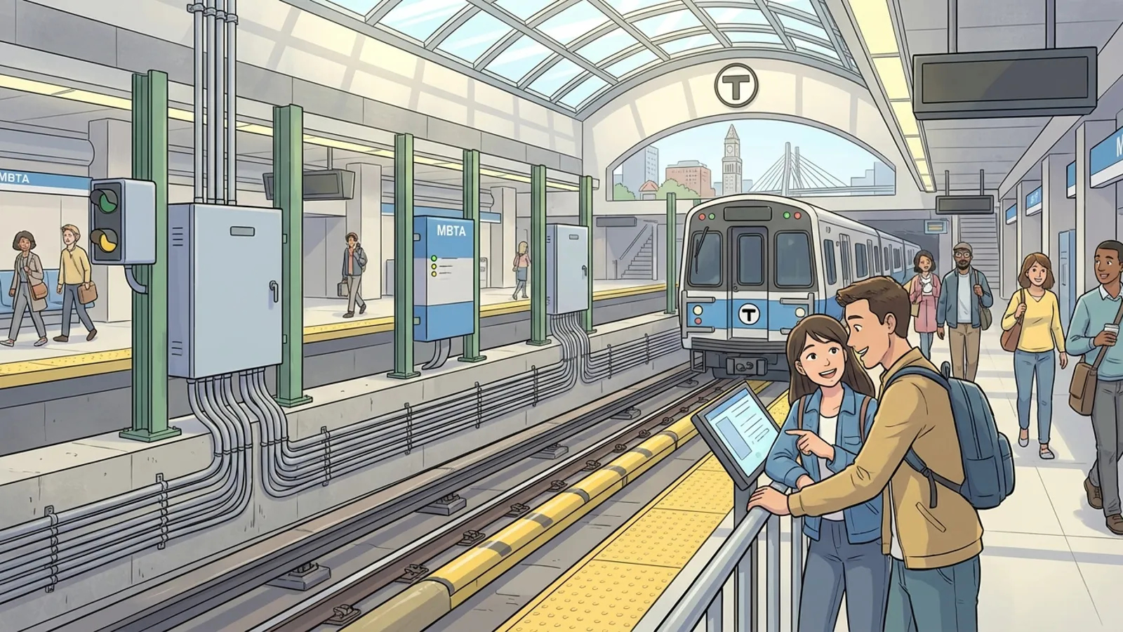 Boston Green Line Signal Fixed, Service Restored