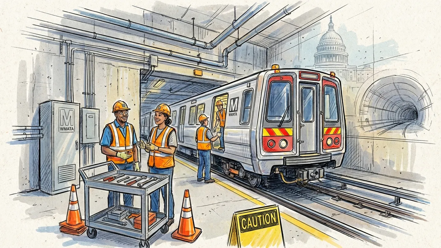 DC Metro Workers Adapt to Keep Trains Moving