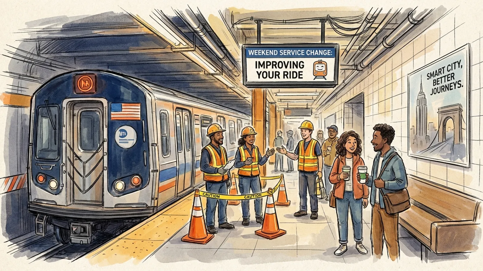 NYC MTA Weekend Work Keeps System Moving Forward