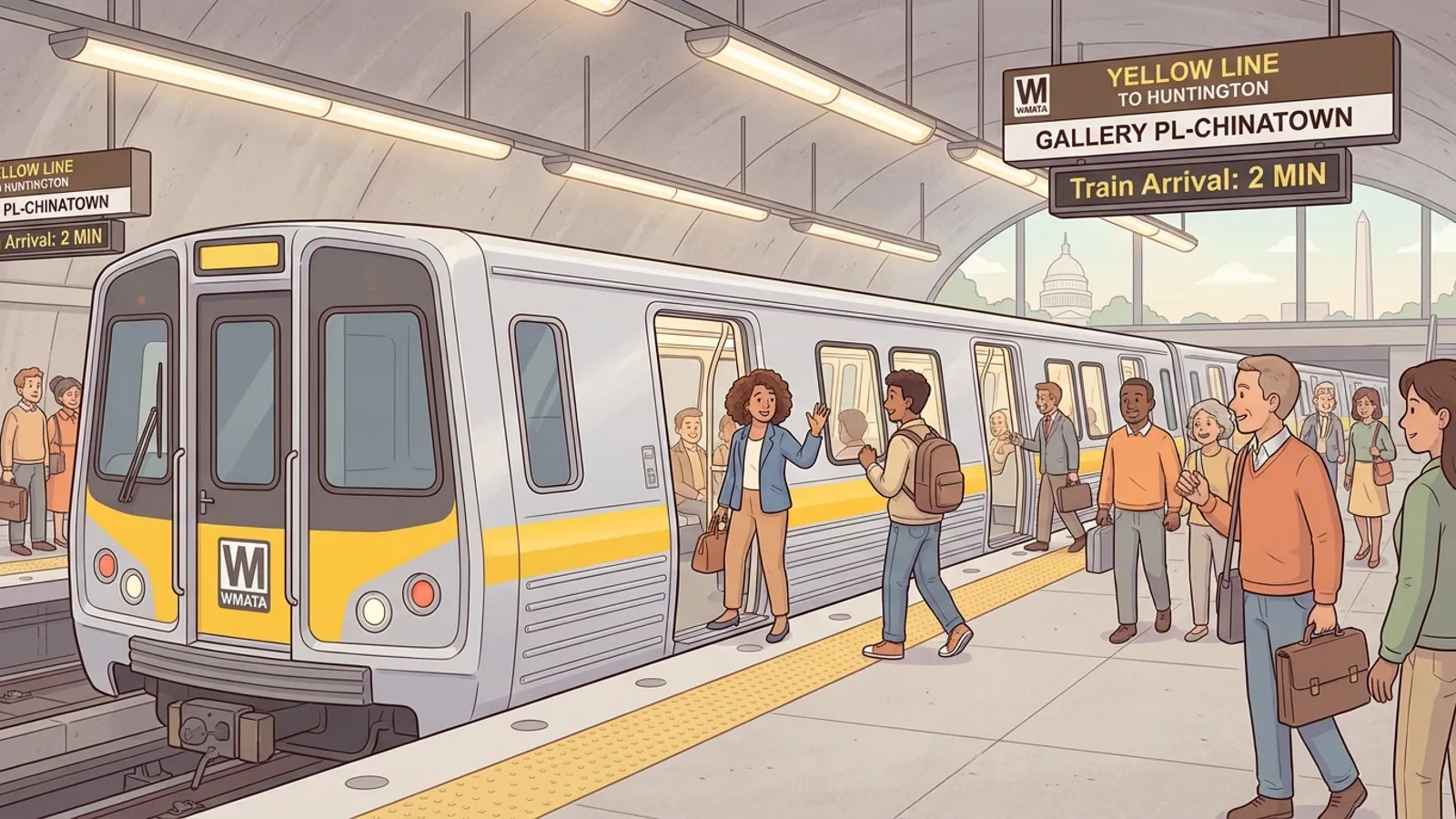 DC Metro Yellow Line Reaches Greenbelt Again