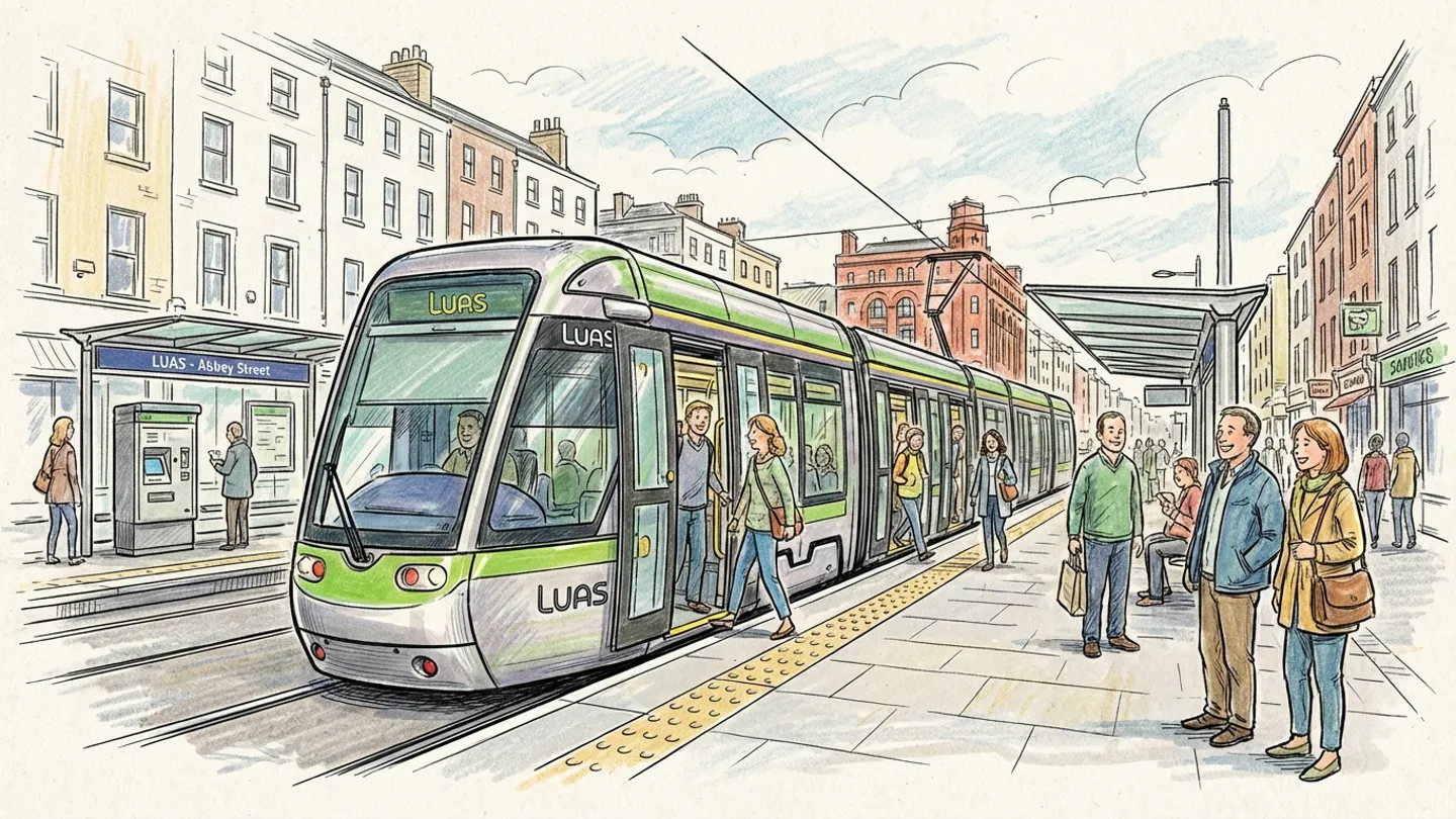 Dublin's Luas Returns to Normal After Disruption