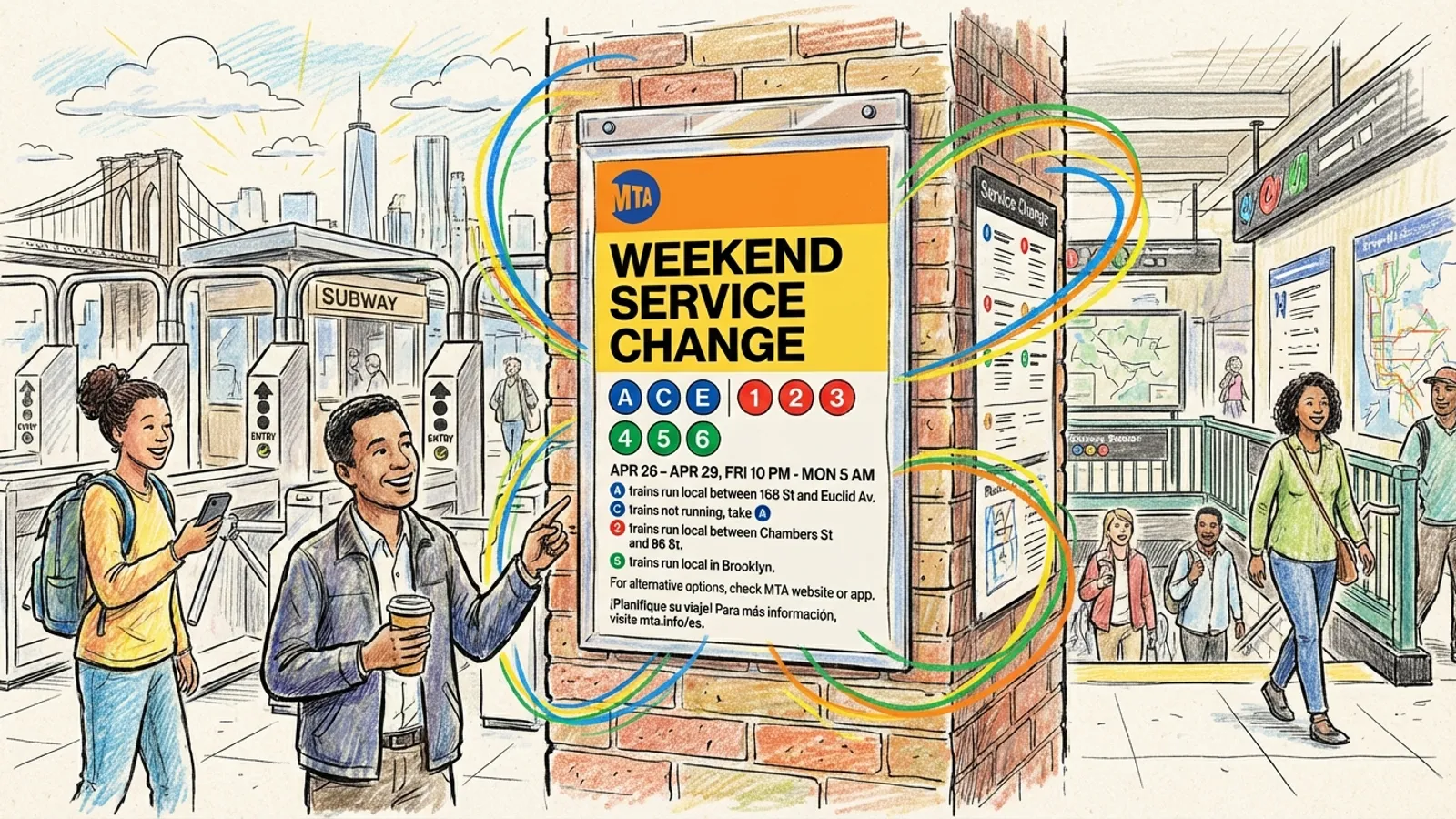 NYC Subway Weekend Work Brings Service Updates
