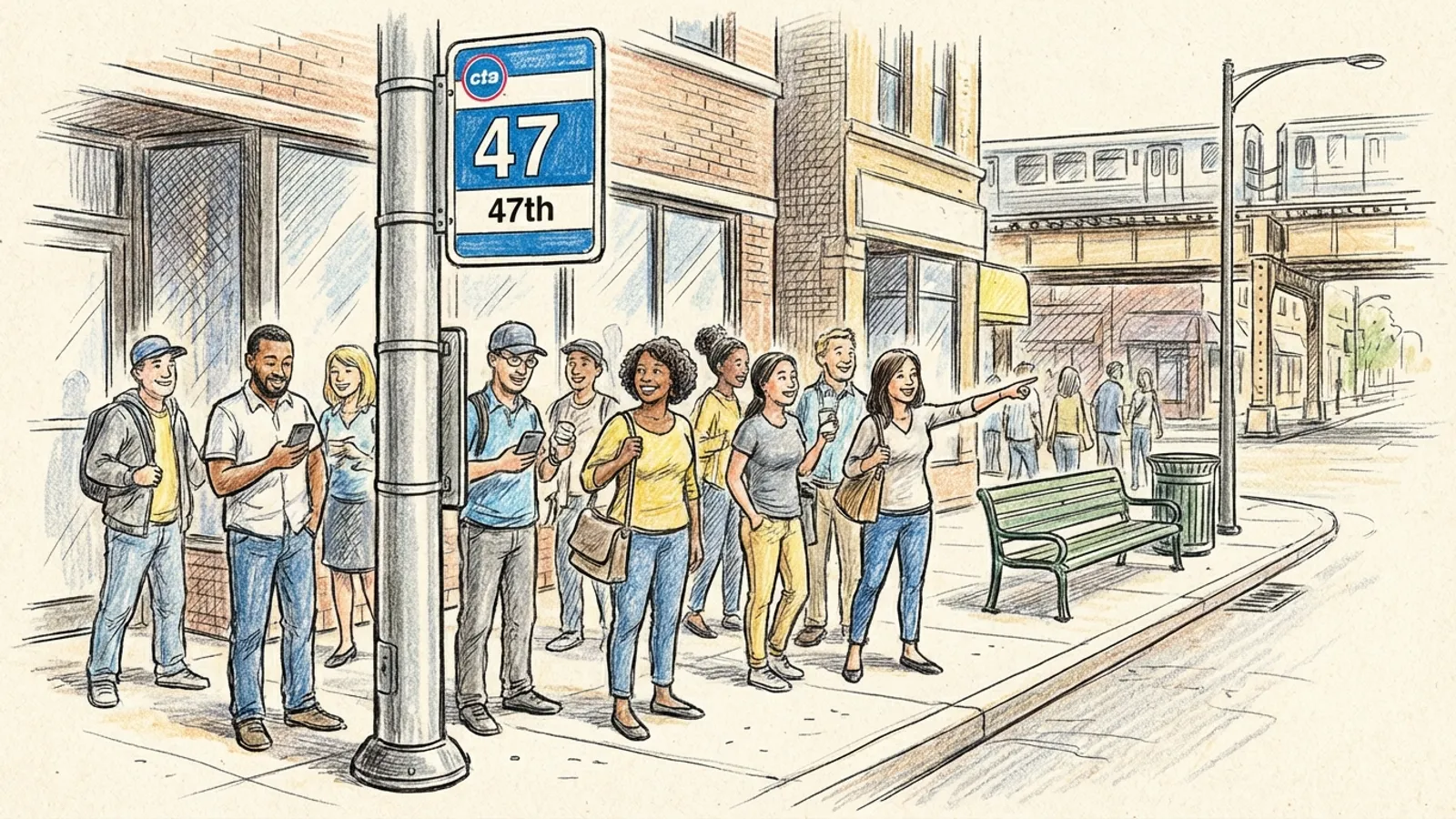 Chicago CTA Route 47 Adapts to Temporary Detour