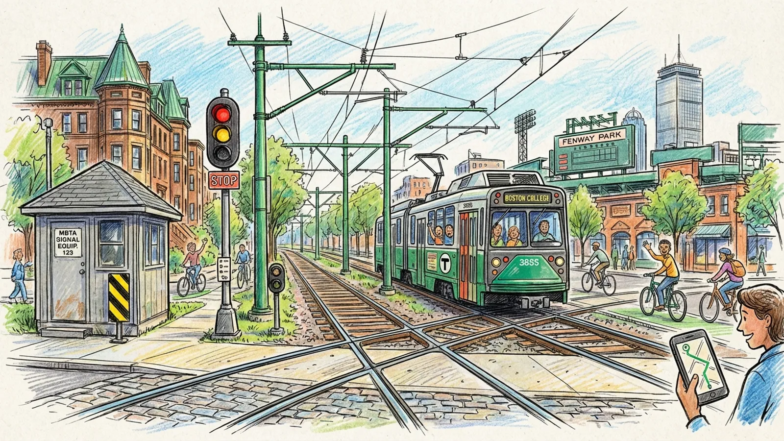 Boston Green Line Signal Fix Underway at Union Square