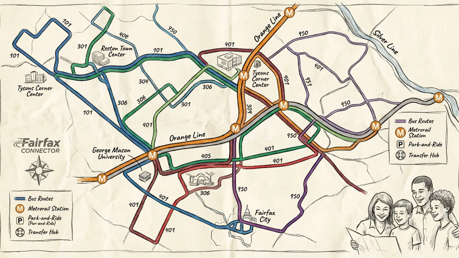 Fairfax Connector Maps New Routes for Easier Travel