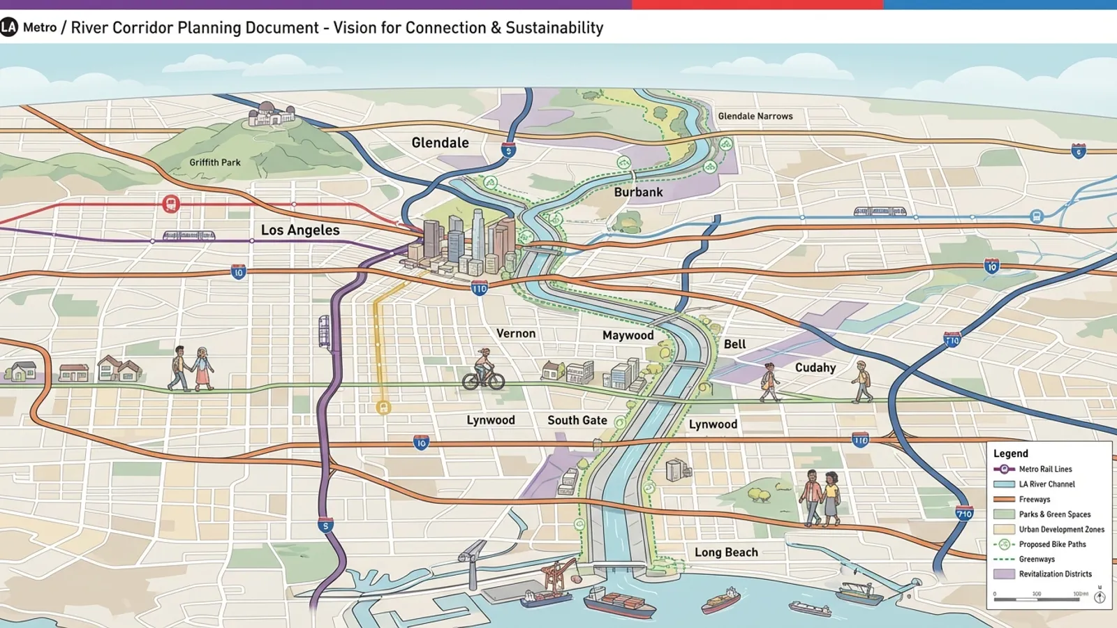 LA Metro Plans River Path to Expand Transit Access