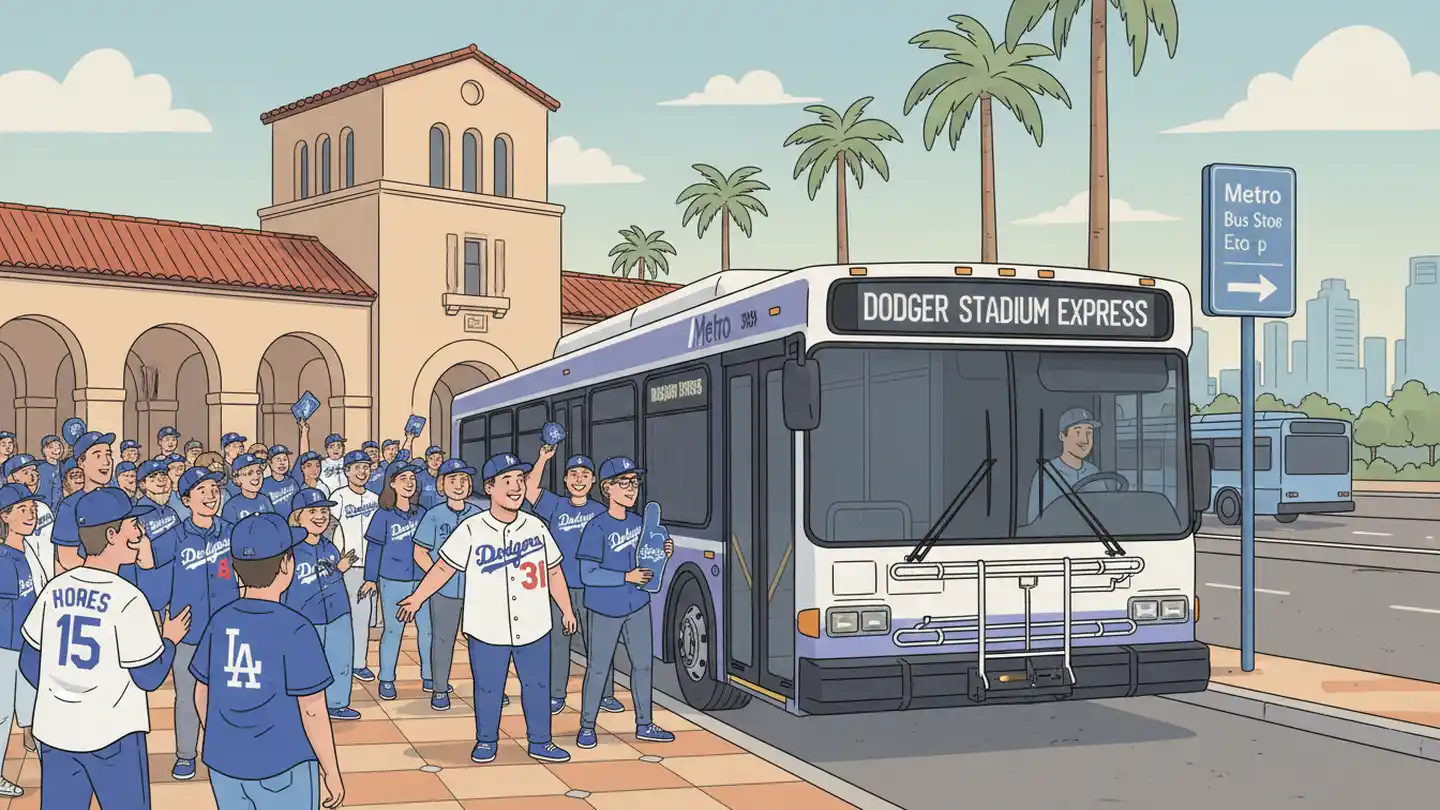 LA Metro Offers Free Dodger Stadium Express