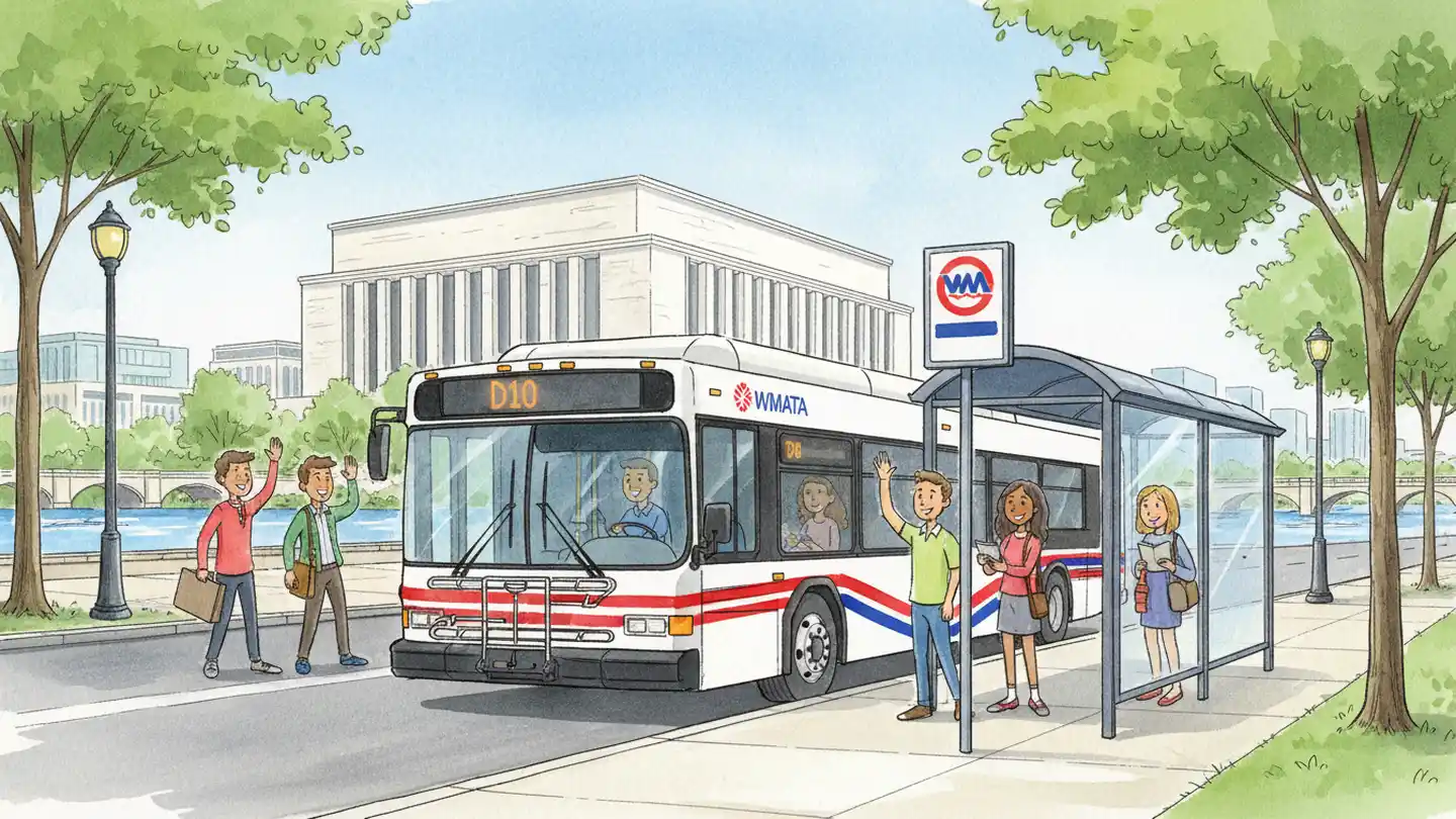 WMATA D10 Adjusts Route for Kennedy Center Event