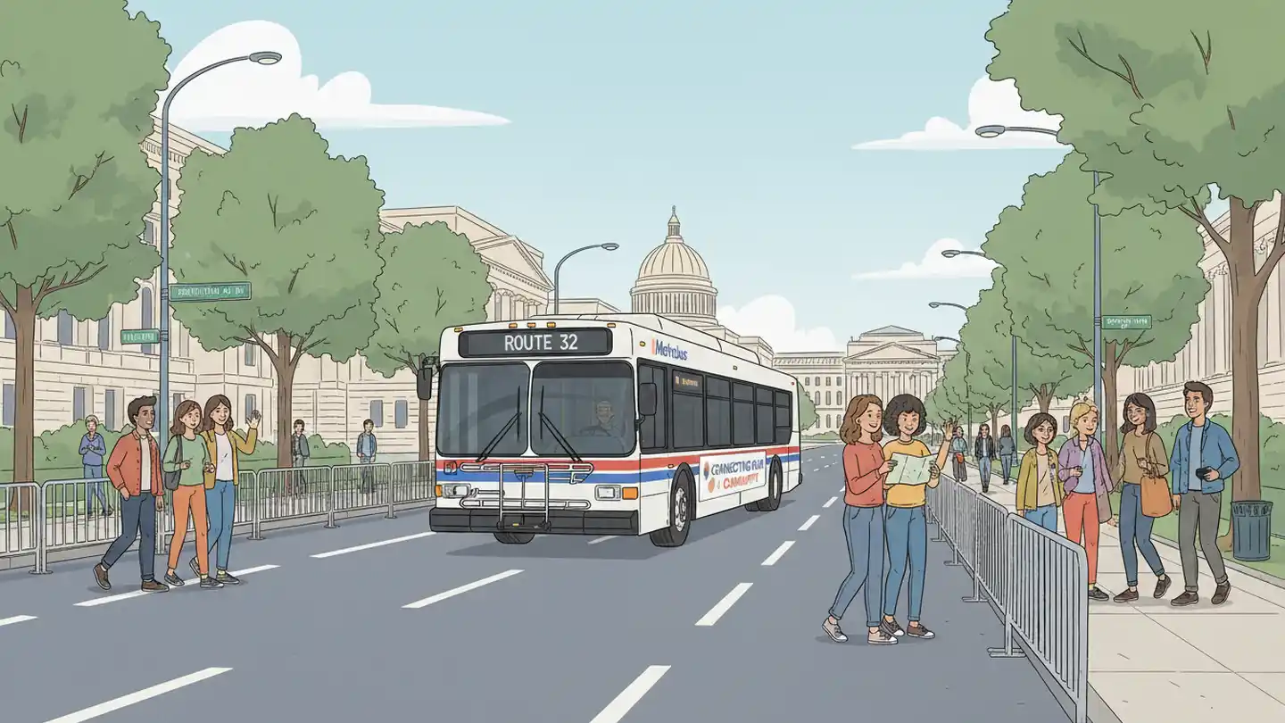 DC Metro Reroutes 12 Bus Lines for Parade