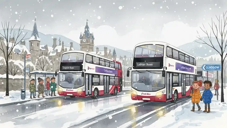Scotland Transit Adapts to Rare May Snowstorm