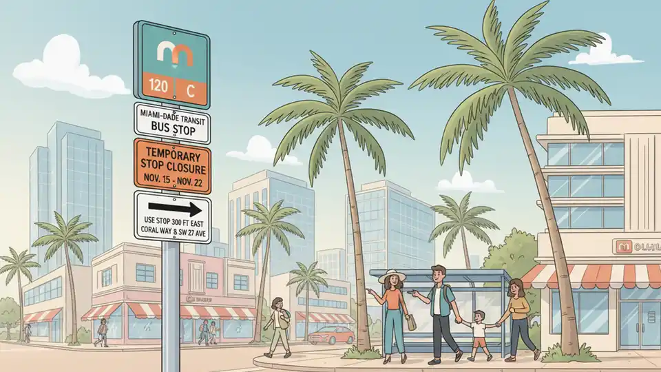 Route 18 Stop Shifts for Construction Work