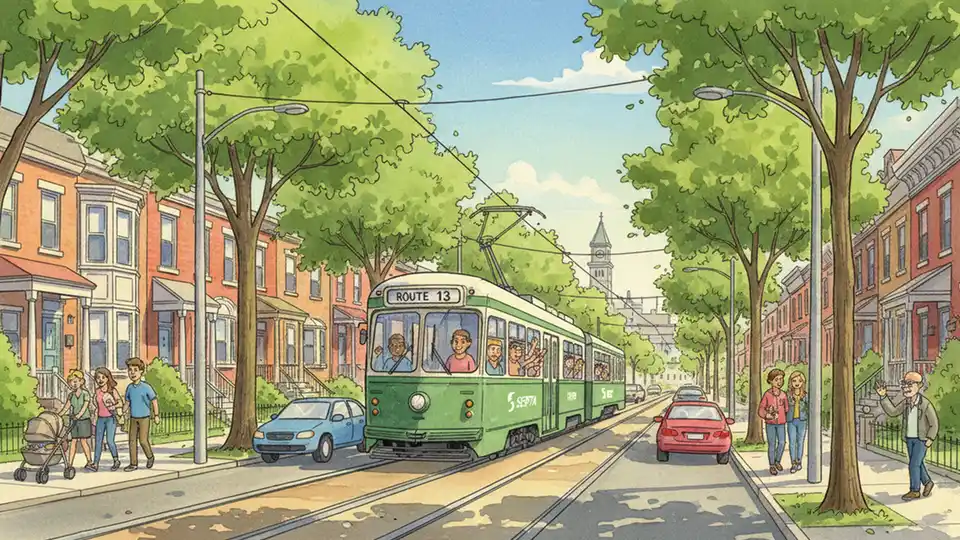 Philadelphia T5 Trolley Returns After 3-Year Closure