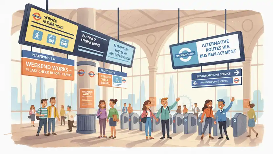 London Rail Network Upgrades Over Bank Holiday