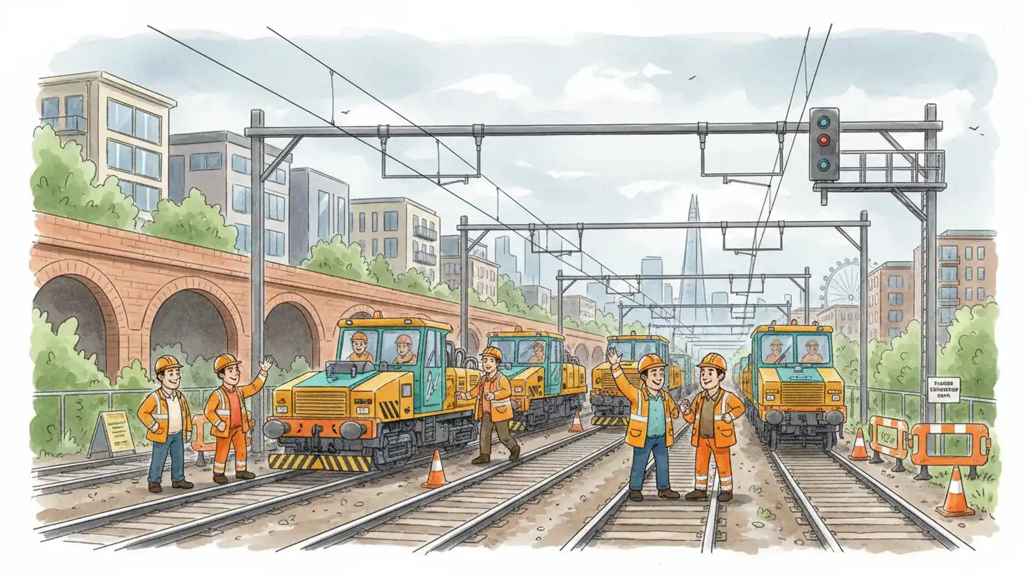 London Rail Network Upgrades Over Bank Holiday