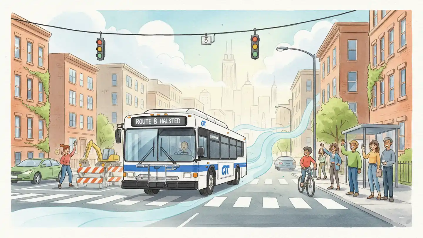 Chicago Route 66 Adjusts for Construction Work