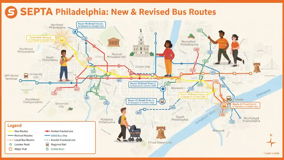 Philadelphia Approves First Full Bus Network Redesign