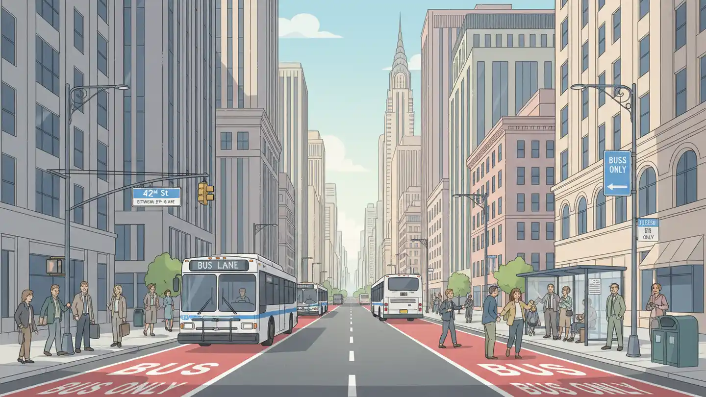 NYC Converts Midtown to Bus Priority for World Cup