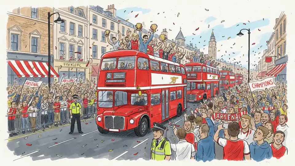 London Transit Adapts to Arsenal Victory Parade