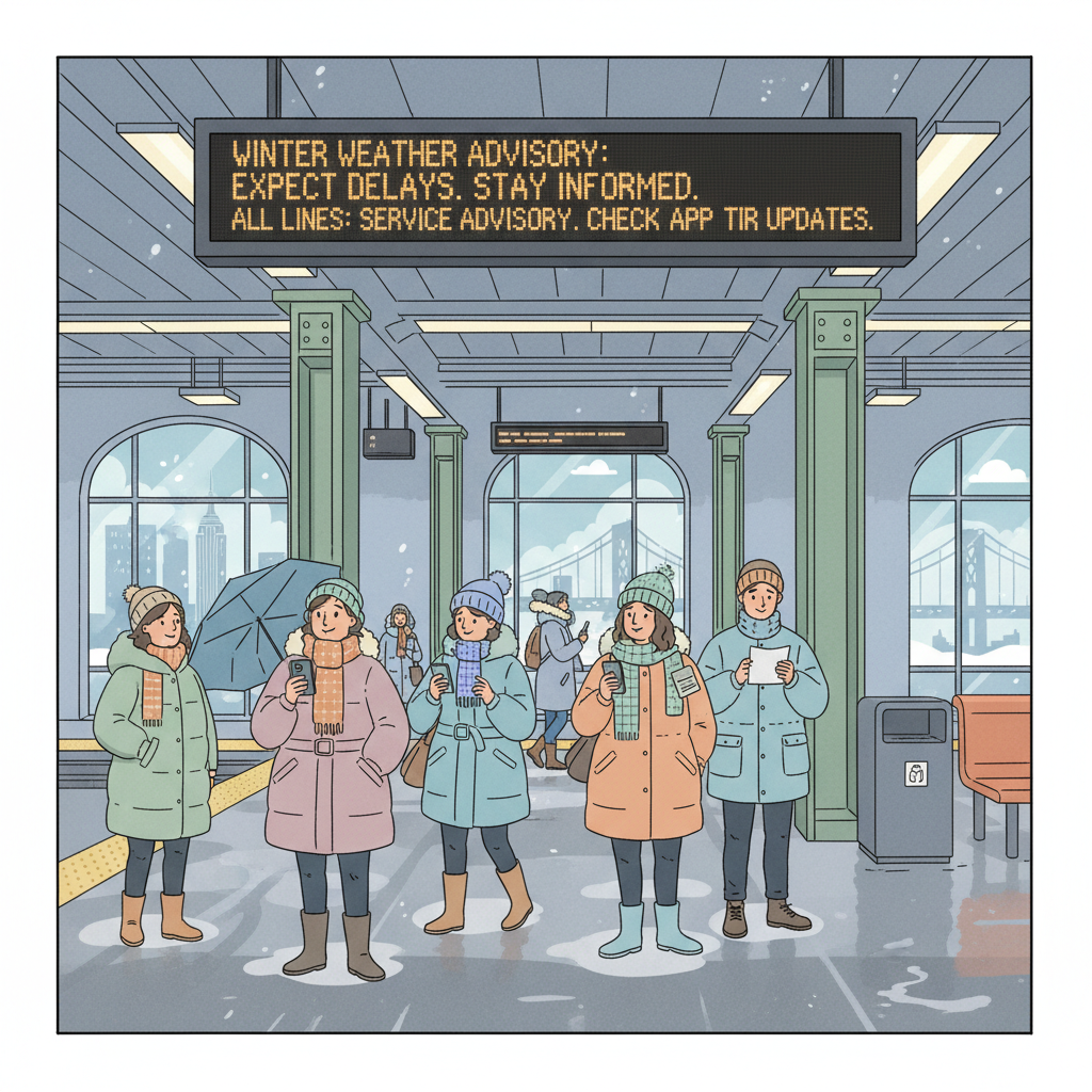 NYC Transit Prepares Riders for Winter Weather | Moovit News | Moovit News