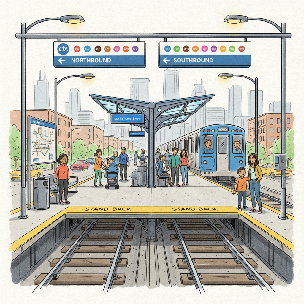 Chicago Red Line Adapts Sheridan Station Boarding | Moovit News ...
