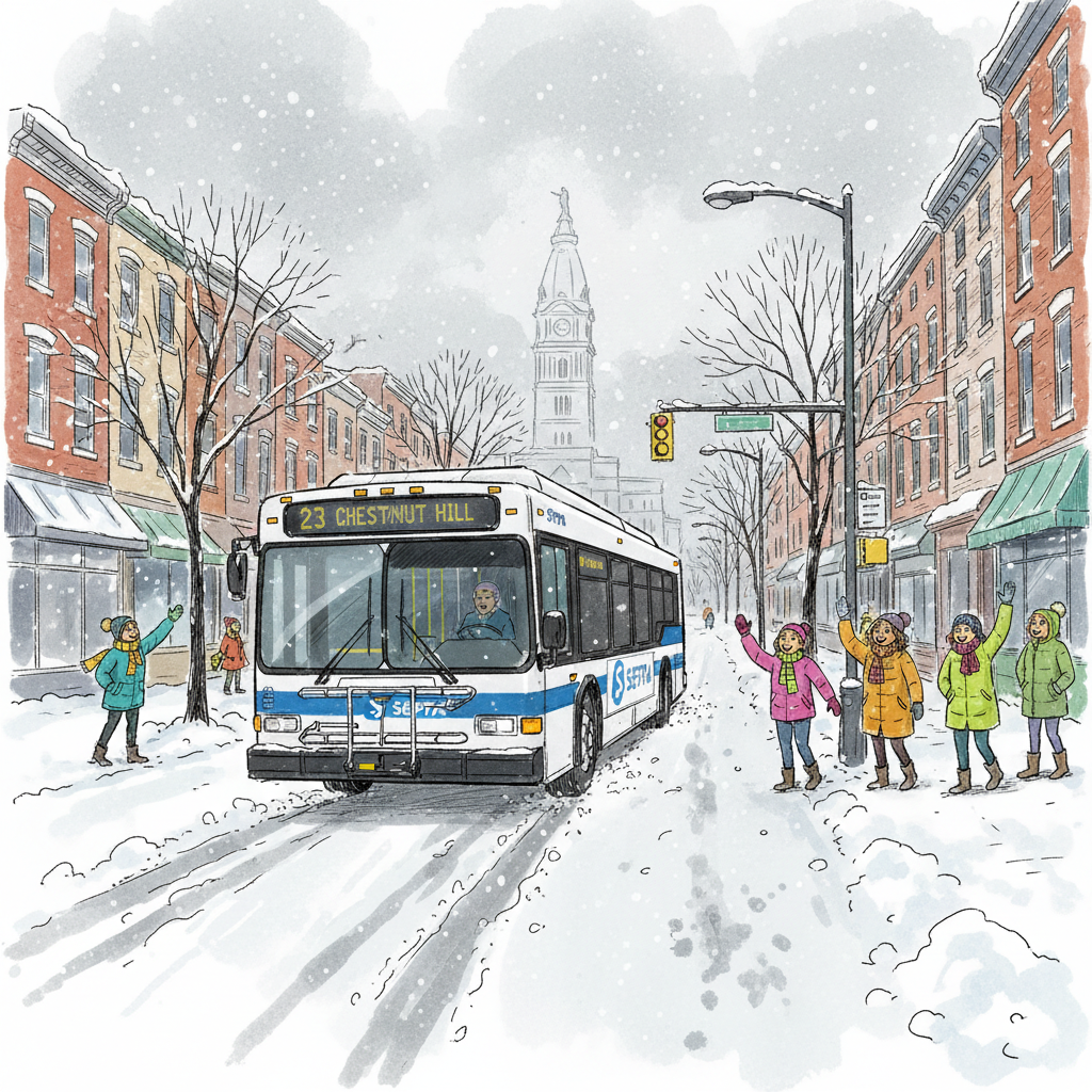 Philadelphia Transit Adapts as Snow Tests System | Moovit News | Moovit ...