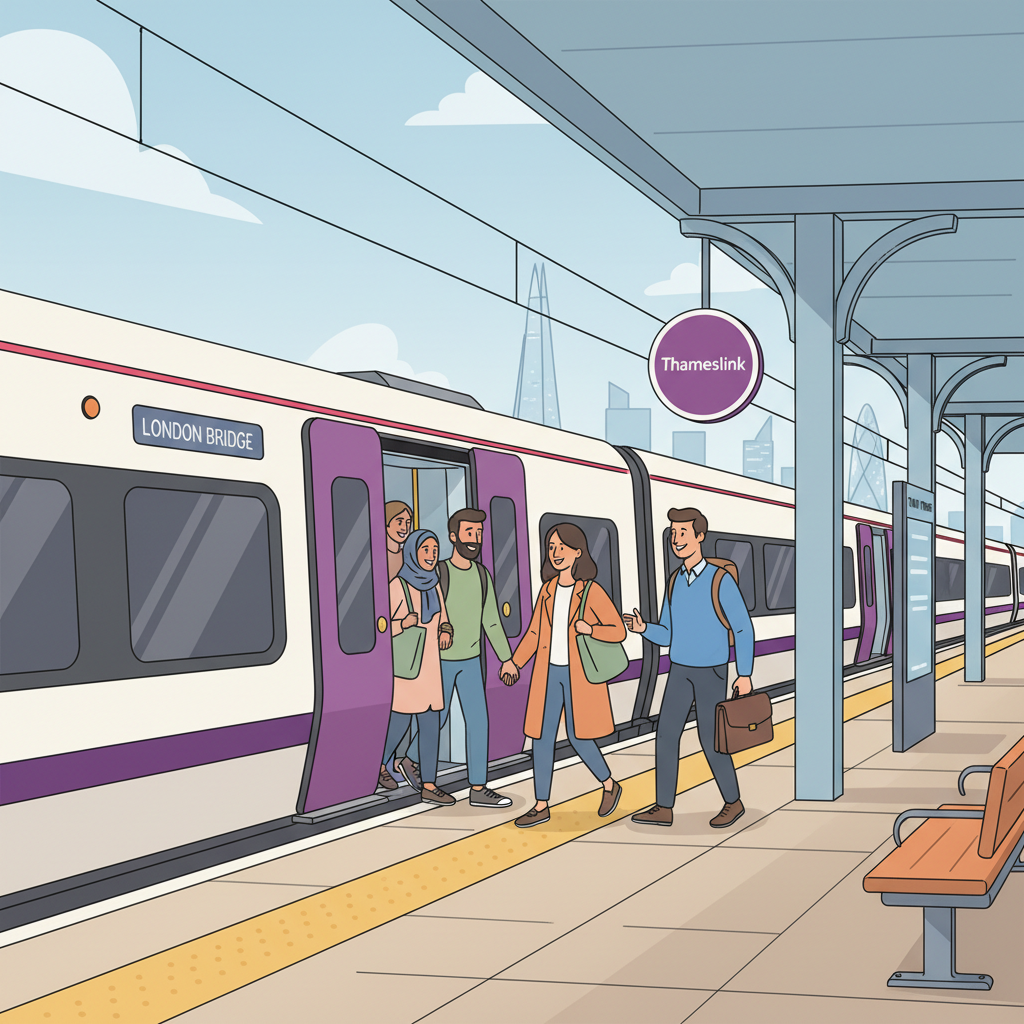 Thameslink Tickets Now Valid on TfL Zones 1-6