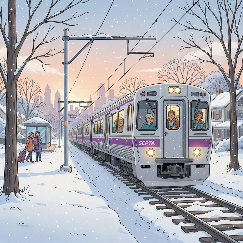 Philadelphia Transit Adapts to Historic Snowfall | Moovit News | Moovit ...