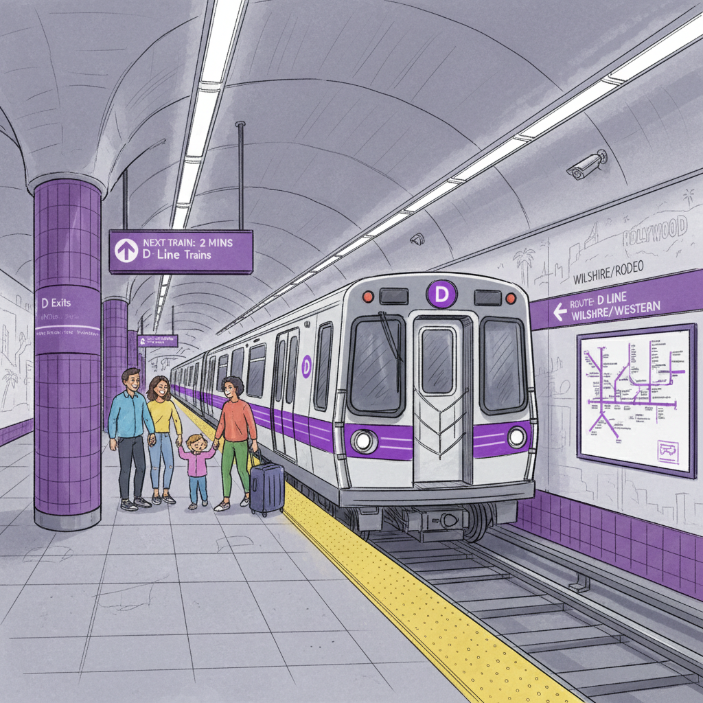 LA Metro D Line Extension 98% Done, Opening Soon | Moovit News | Moovit ...