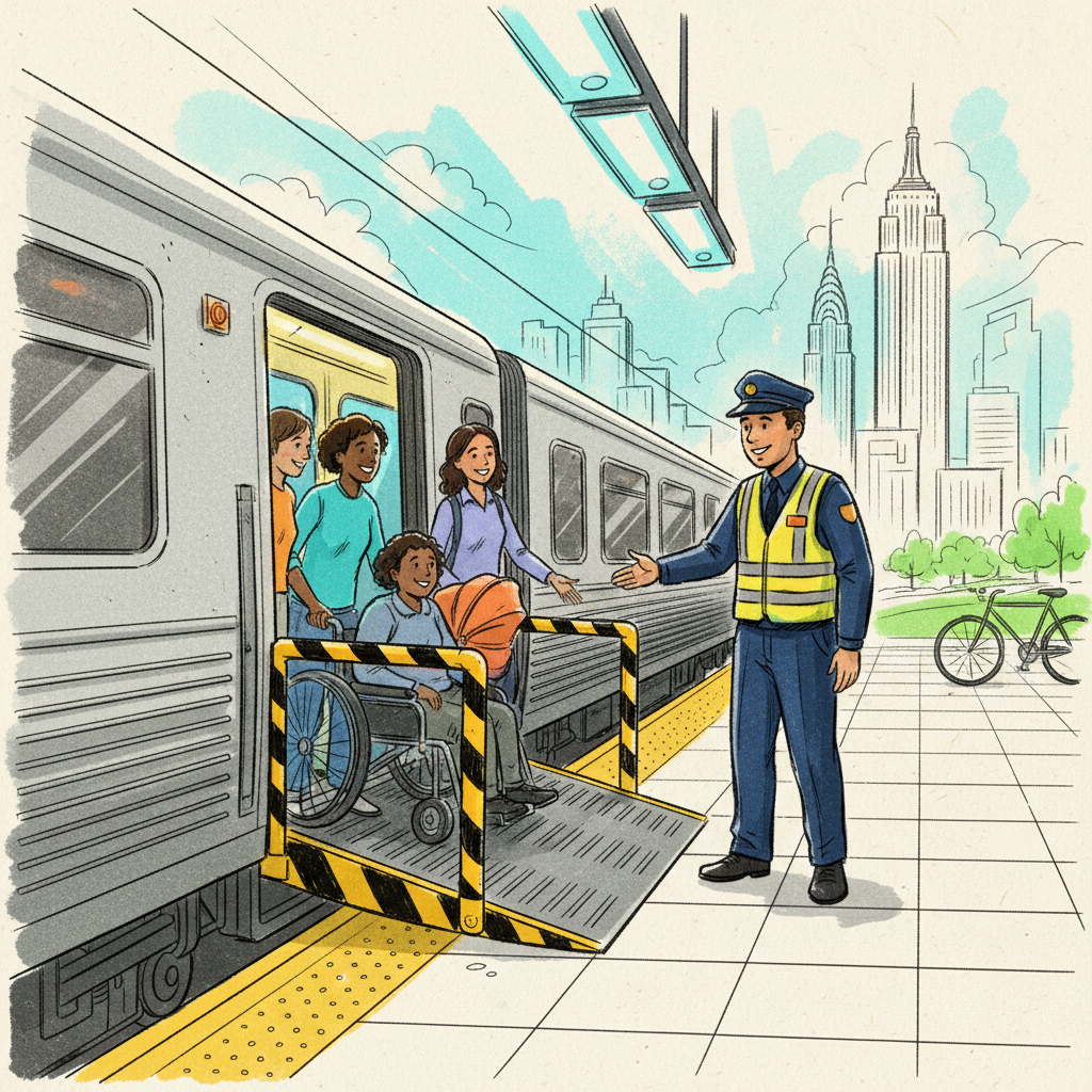 NYC Transit Bridge Plates Help Riders Board Safely | Moovit News ...