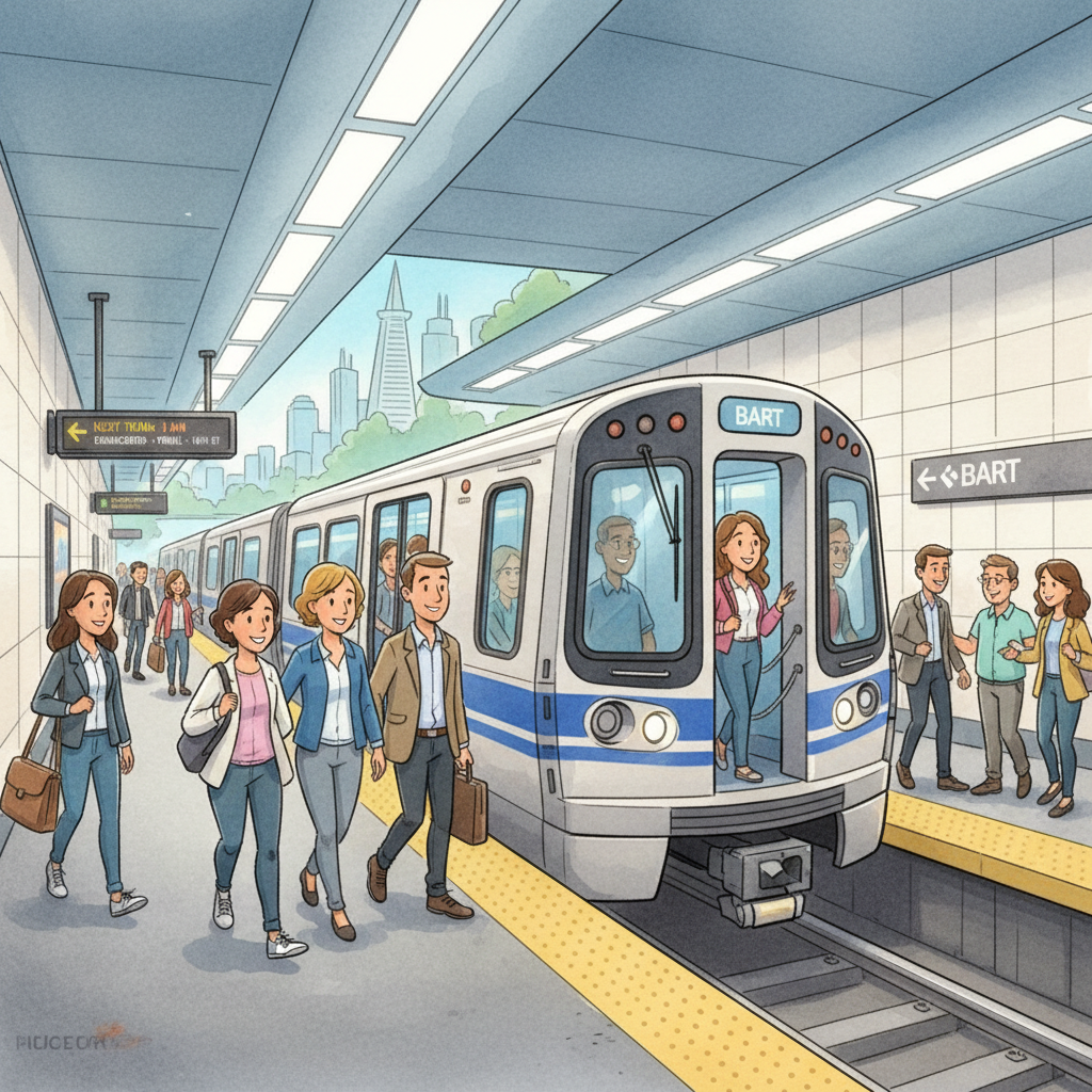 SF BART Ridership Climbs With Double-Digit Growth | Moovit News ...
