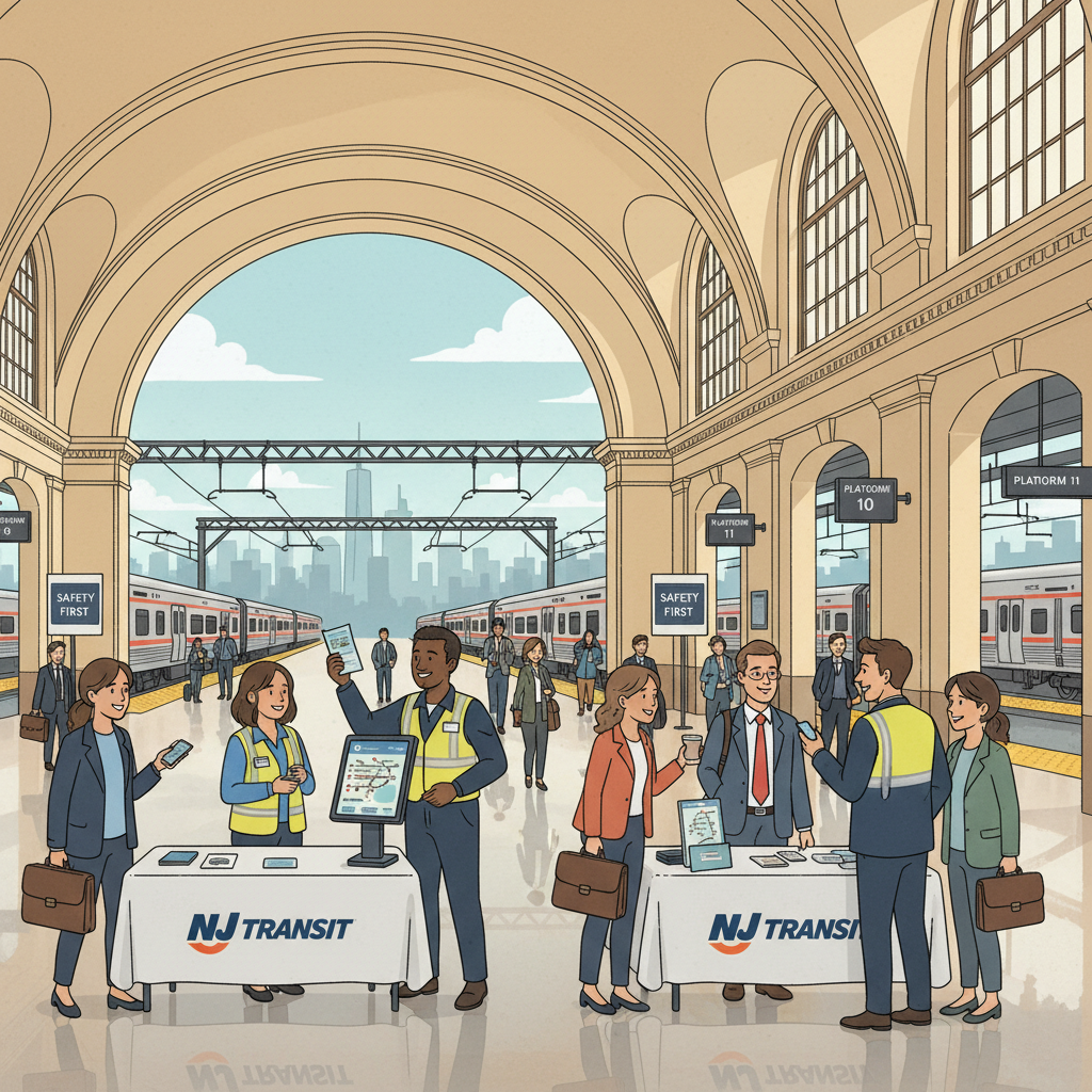 NJ TRANSIT Brings Safety Education to Hoboken Hub | Moovit News ...