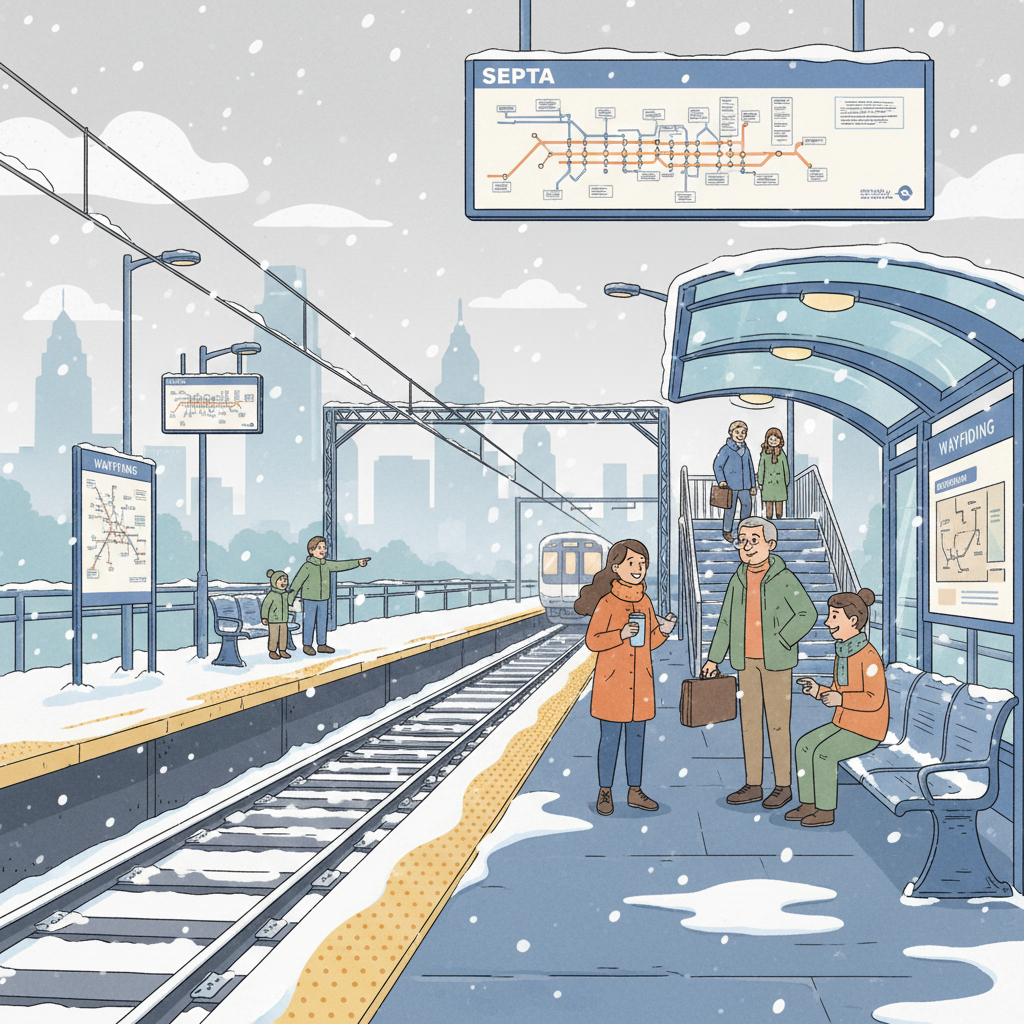 Philadelphia Transit Prepares as Winter Storm Approaches | Moovit News ...