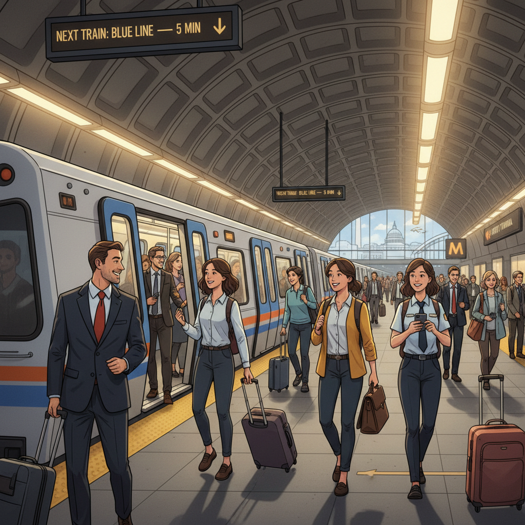 DC Metro Reminds Travelers: Skip Traffic, Take Rail | Moovit News ...