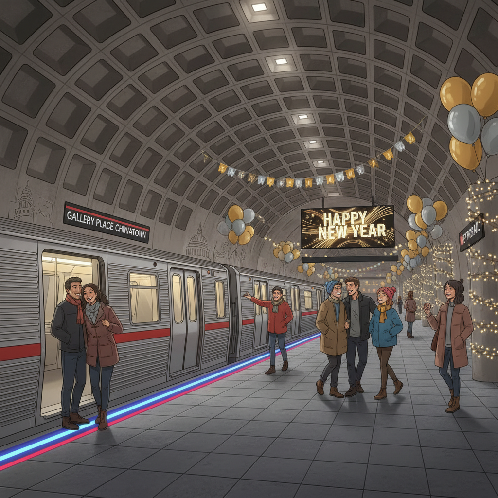 DC-Maryland-Virginia Metro Offers Free New Year's Eve Rides | Moovit ...