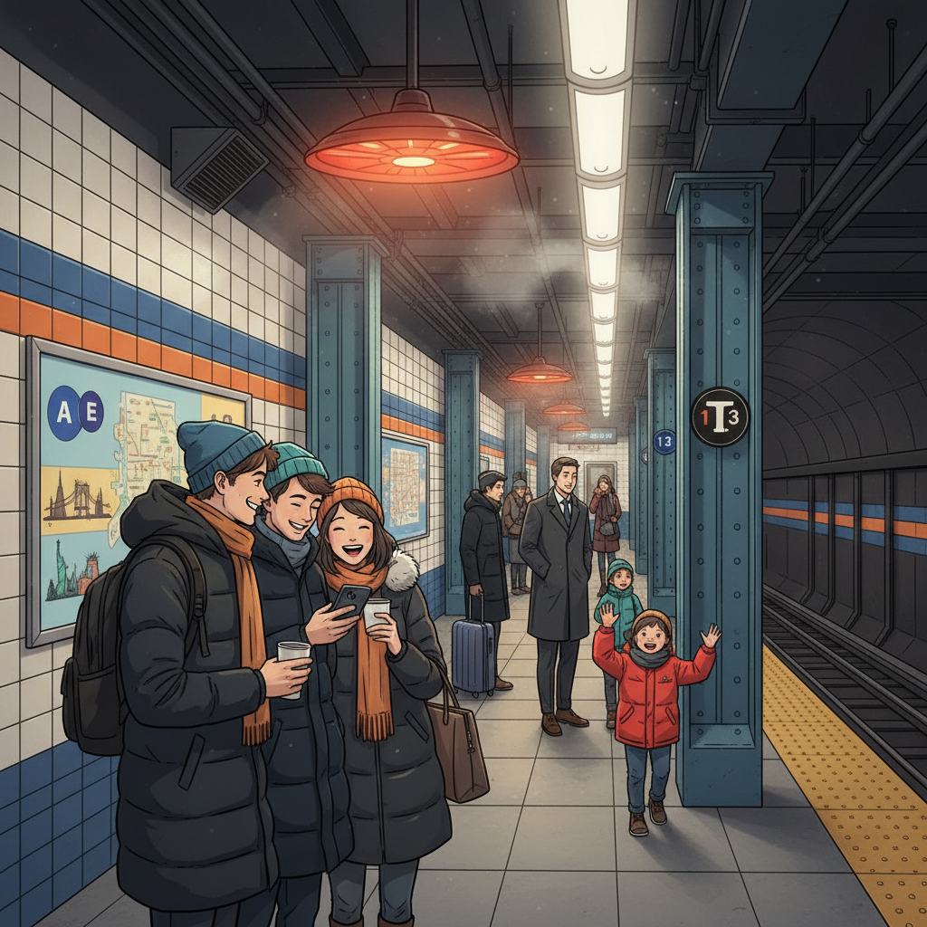 NYC Transit Becomes Warming Hub During Extreme Cold | Moovit News ...