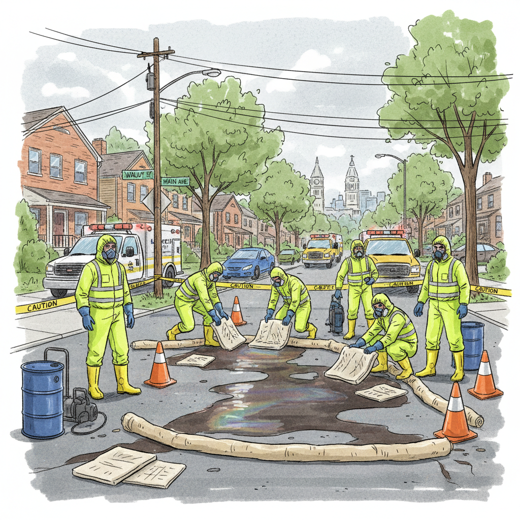 Philadelphia Diesel Spill Contained, Roads Reopen | Moovit News ...