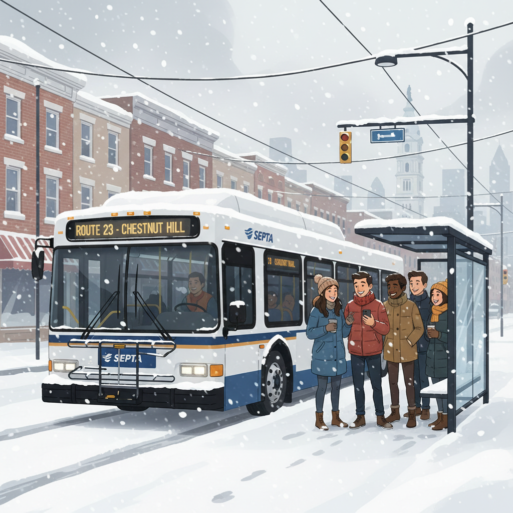Philadelphia Transit Adapts to Historic Snowfall | Moovit News | Moovit ...