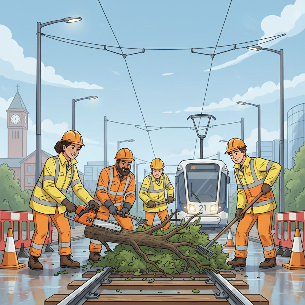 West Midlands Metro Restores Partial Service After Tree Falls | Moovit ...
