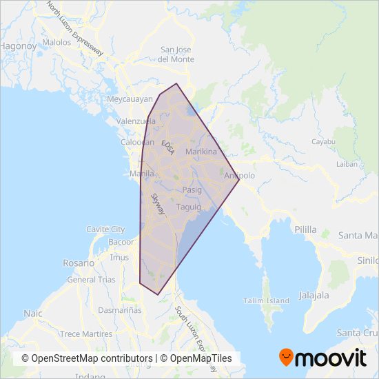 UV Express Bus routes, Bus times and schedule in Manila