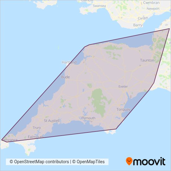 Stagecoach South West Bus routes, Bus times in South West
